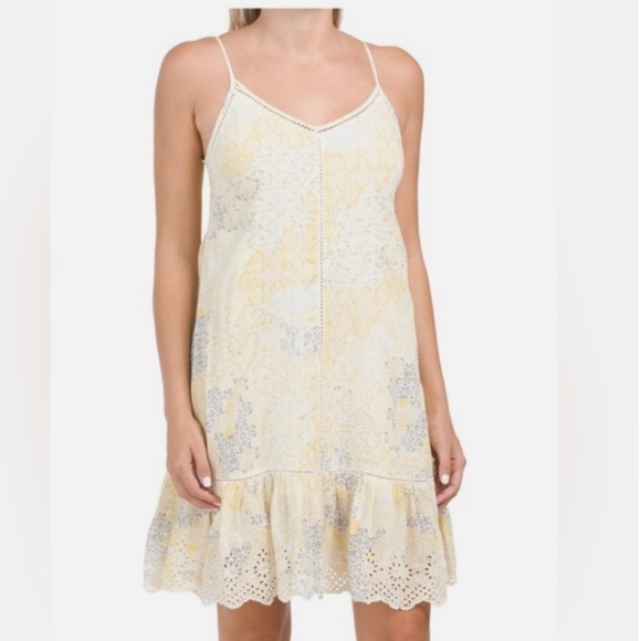 Rachel Zoe | Dresses | Rachel Zoe Eyelet Mini Summer Dress | Poshmark
